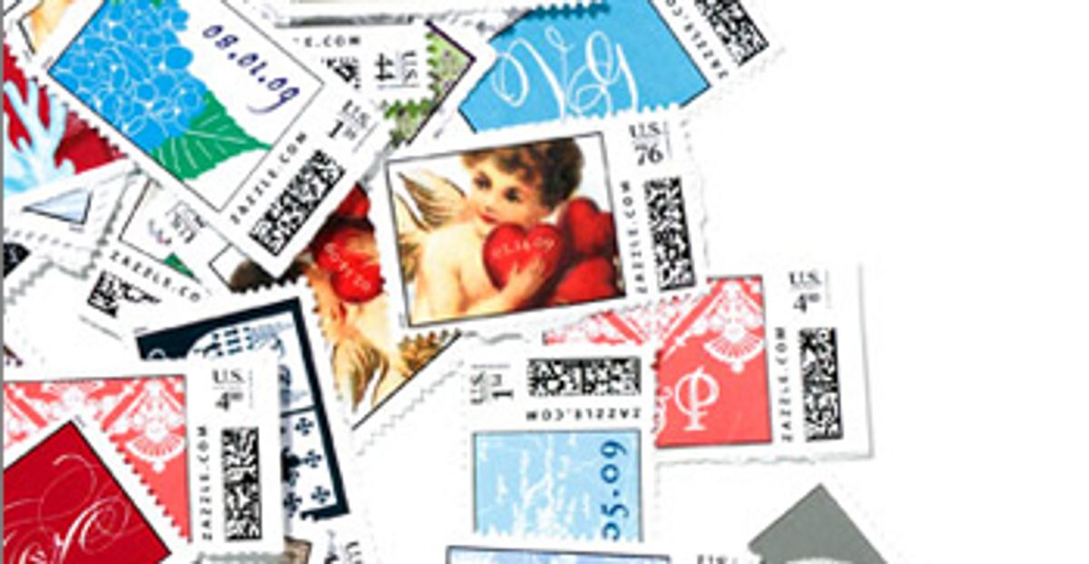 Current Obsession: Custom Postage Stamps - Weddingbells