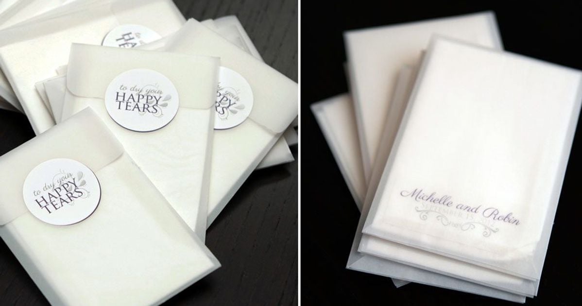 Wedding DIY Project: Personalized Tissue Packs - Weddingbells