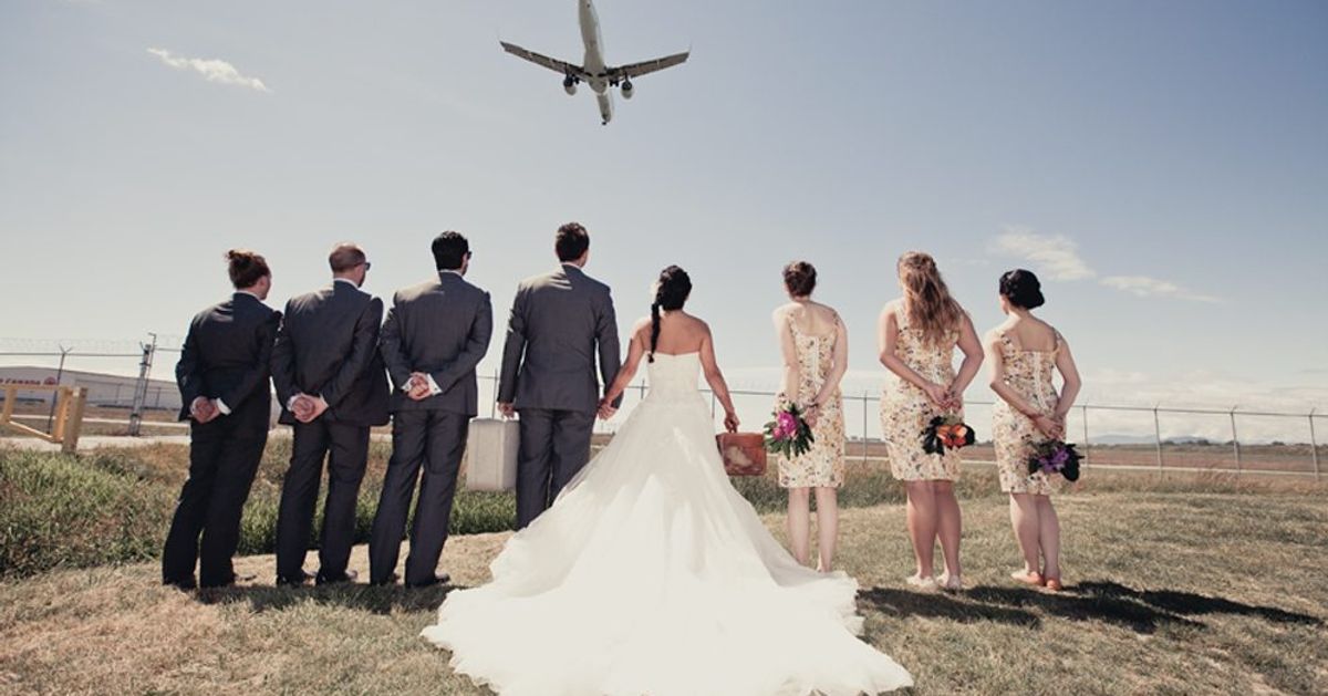 An Eclectic Travel-Themed Wedding in Vancouver - Weddingbells