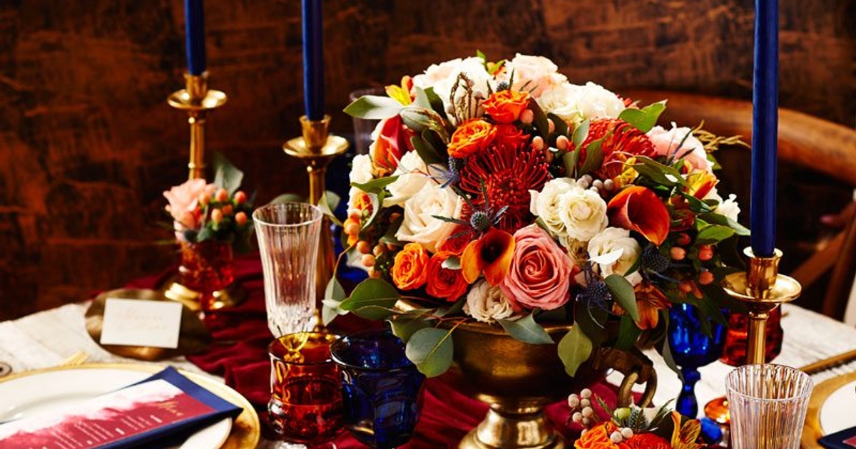 The Most Gorgeous, Unique Fall Reception Ideas - Weddingbells