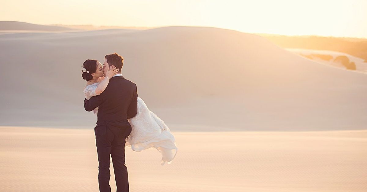 The Most Romantic Wedding-Day Kisses - Weddingbells