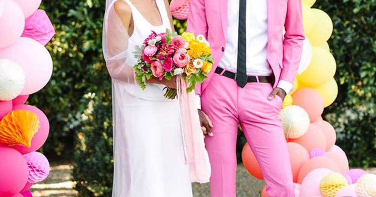 The Most Stunning Colourful Wedding Details - Weddingbells