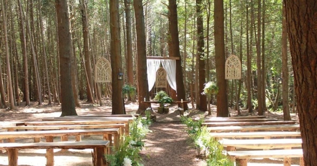 A New Forest Chapel In Ontario That Every Boho Bride Will Adore ...