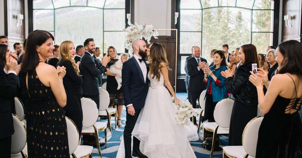 A Modern Whimsical Wedding in Lake Louise - Weddingbells